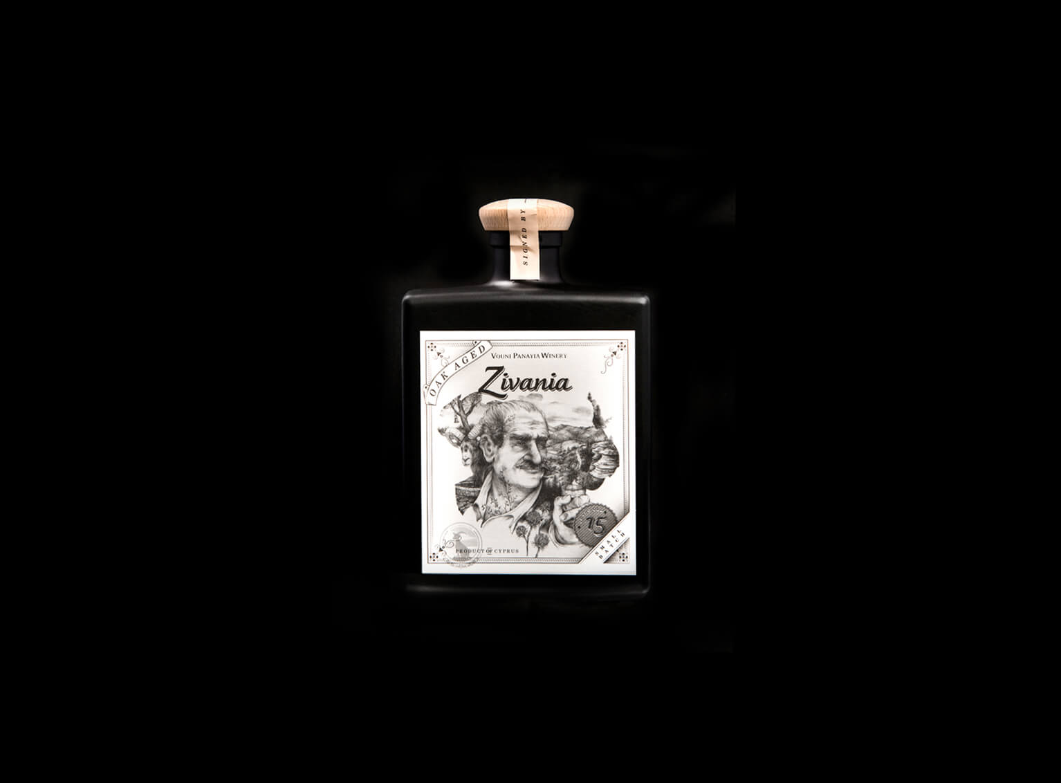 Oak Aged Zivania - Karystios Design Studio